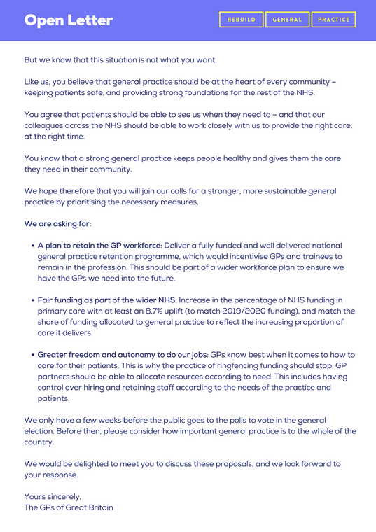 Get Involved | Rebuild General Practice
