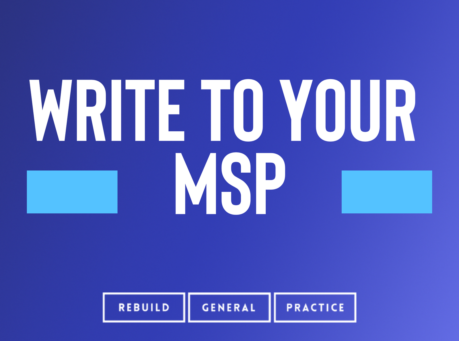 Get Involved | Rebuild General Practice